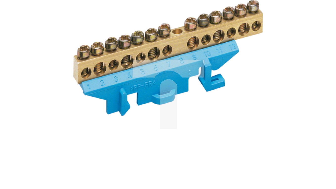 Listwa zaciskowa 13-torowa neutralna niebieska KM13N – HAGER POLO | TIM SA