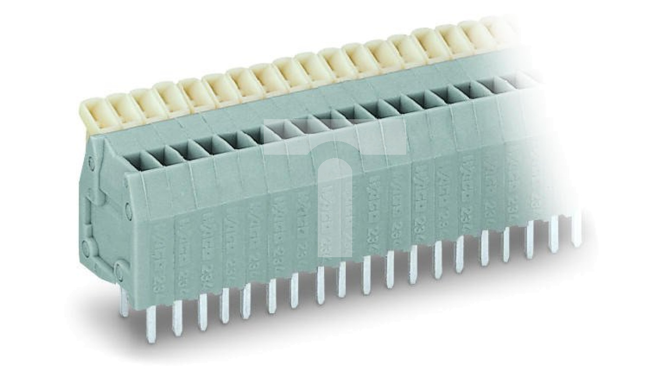 Listwa zaciskowa do płytek drukowanych 36-biegunowa szara raster 2,5mm 234-236 /10szt./ – WAGO ...