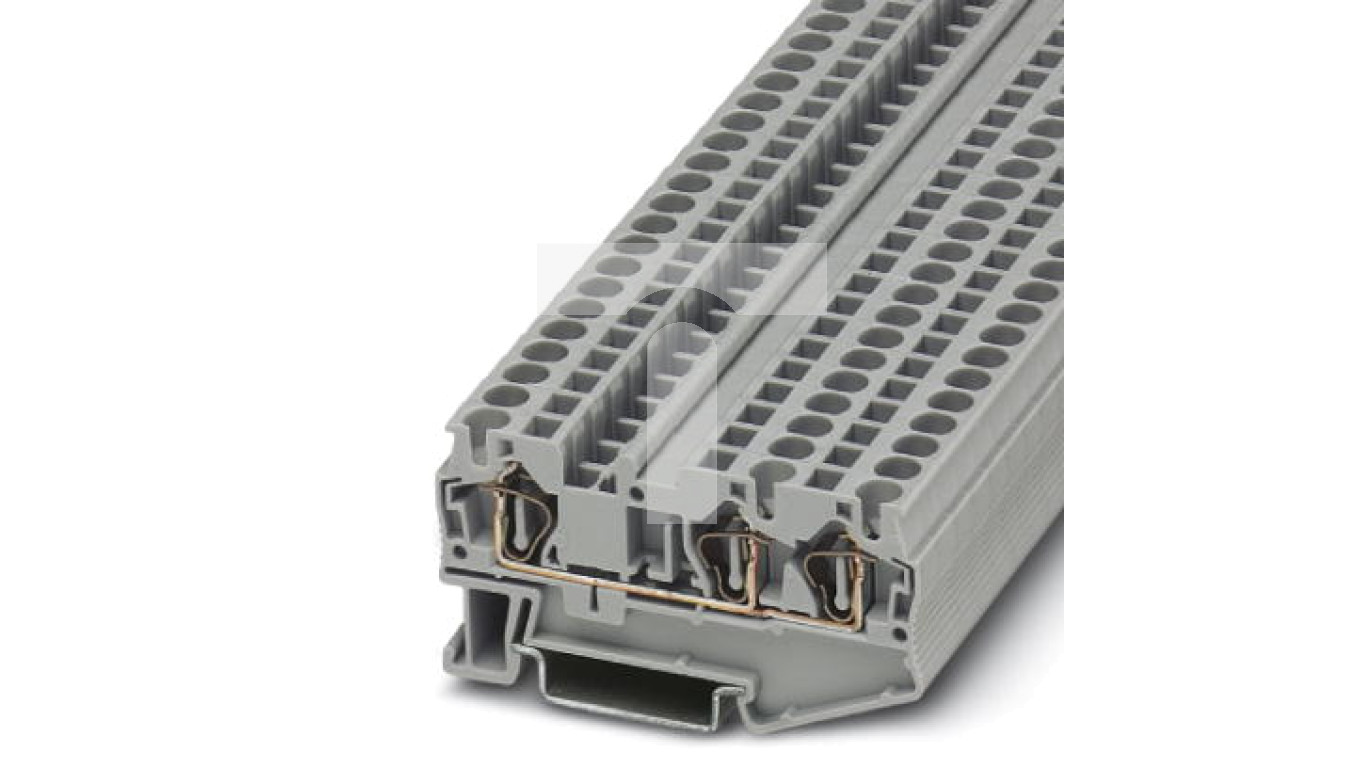 Listwa zaciskowa przepustowa 3-przewodowa 0,08-6mm2 niebieska ST 4-TWIN ...