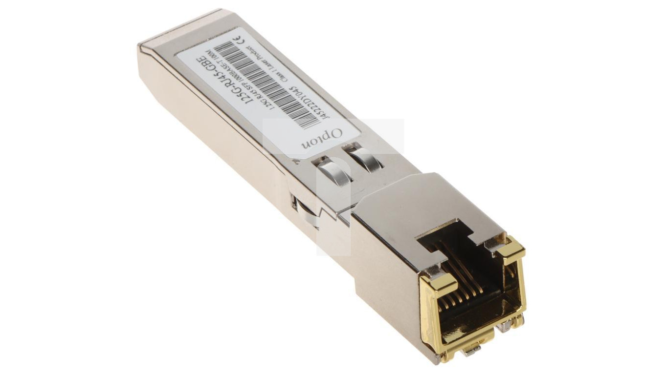 MODUŁ SFP Z GNIAZDEM RJ-45 SFP-RJ45/1G – OPTON | TIM SA