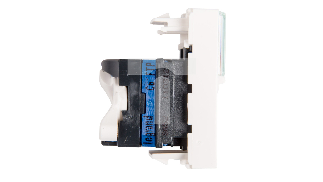 MOSAIC Gniazdo komputerowe pojedyncze RJ45 kat.6 FTP białe 076562 ...