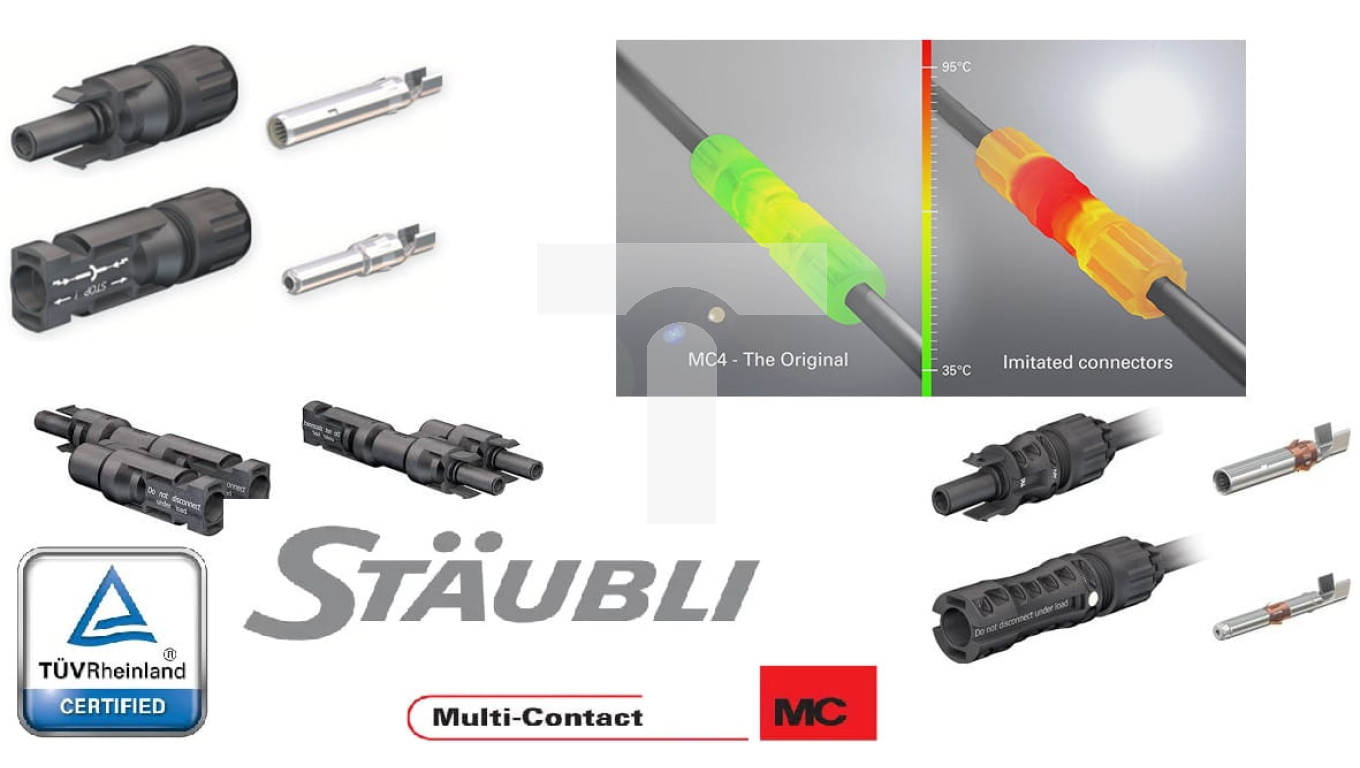 MULTI-CONTACT Konektor MC4 wtyk + gniazdo 4-6MM2 – MultiContact | TIM SA