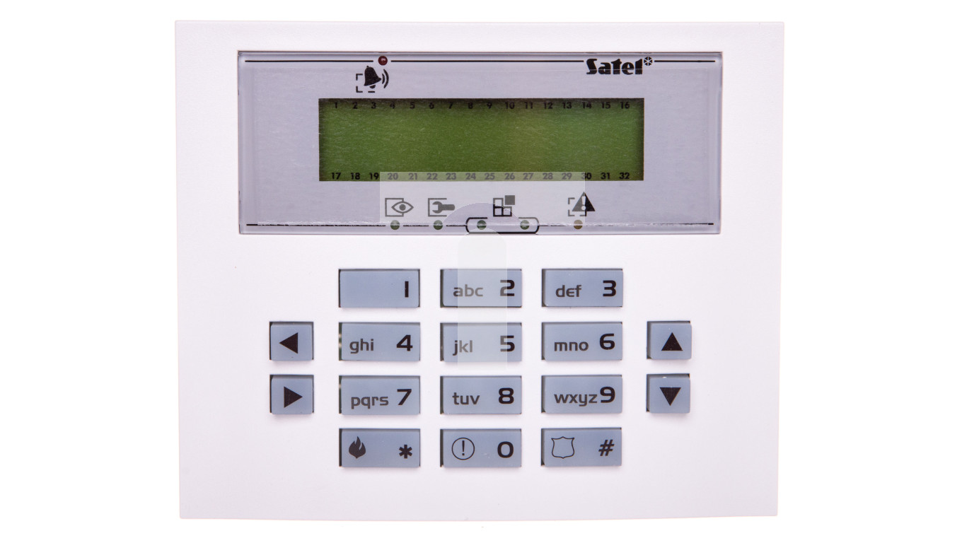 Manipulator LCD /zielone podświetlenie/ INTEGRA INT-KLCDS-GR – Satel Sp ...
