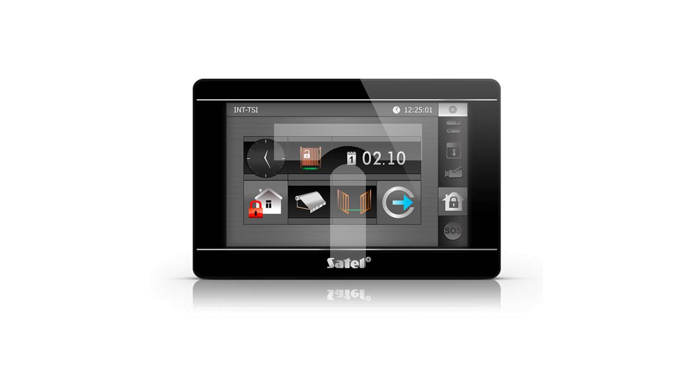 Manipulator z ekranem dotykowym 7 cali czarny INTEGRA INT-TSI-B – Satel ...