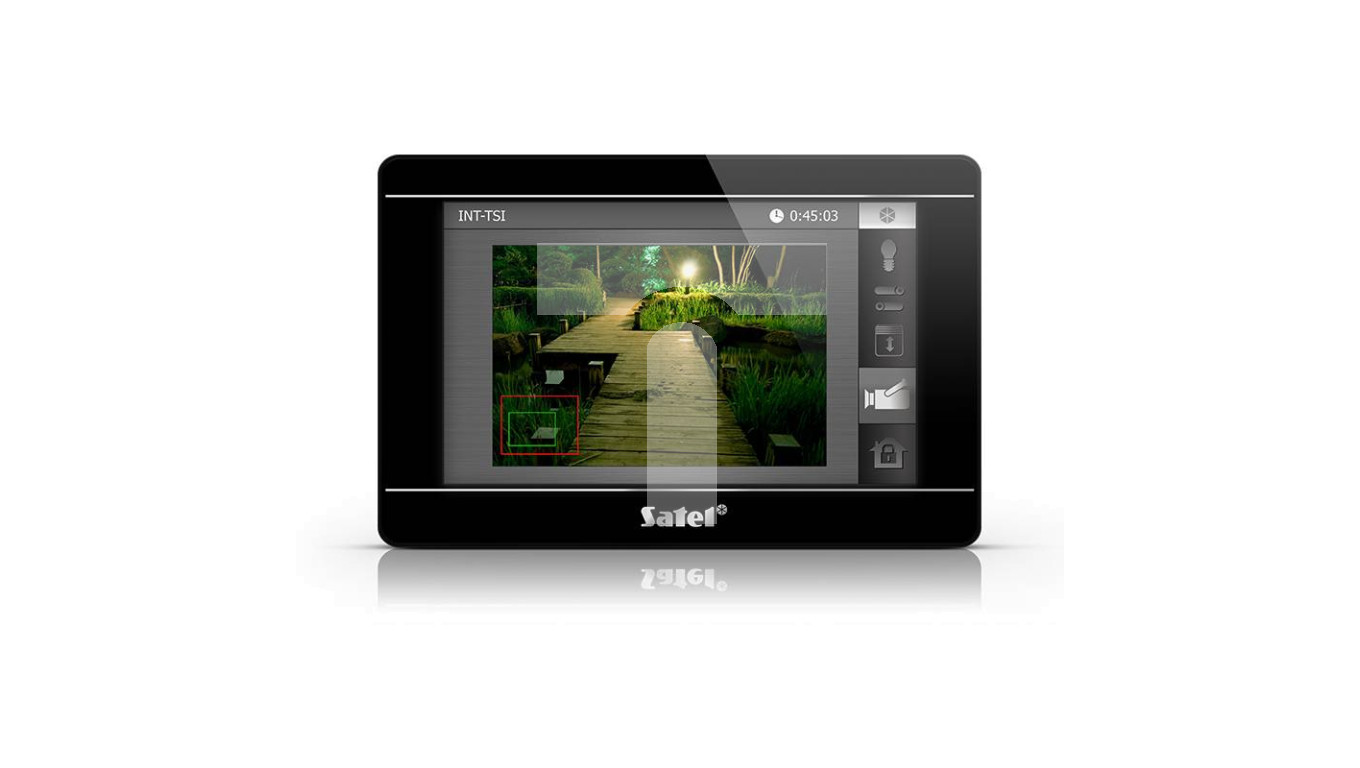 Manipulator z ekranem dotykowym 7 cali czarny INTEGRA INT-TSI-B – Satel ...