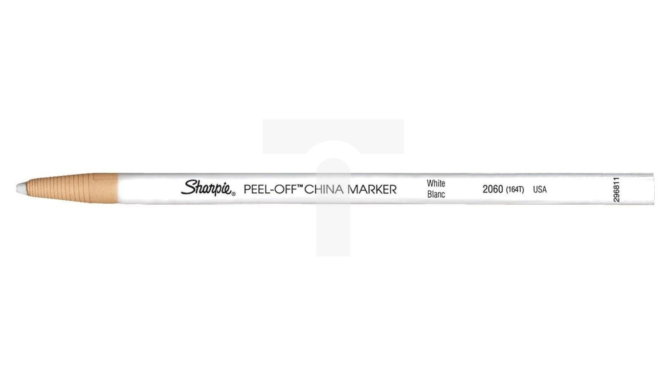 Marker woskowy Dermatograf Sharpie China biały z końcówką 2,0mm ...