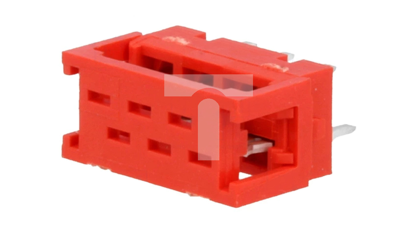 Micro-MaTch przejście 6-pin IDC,THT na PCB,na taśmę 1,27mm 7-215570-6 ...