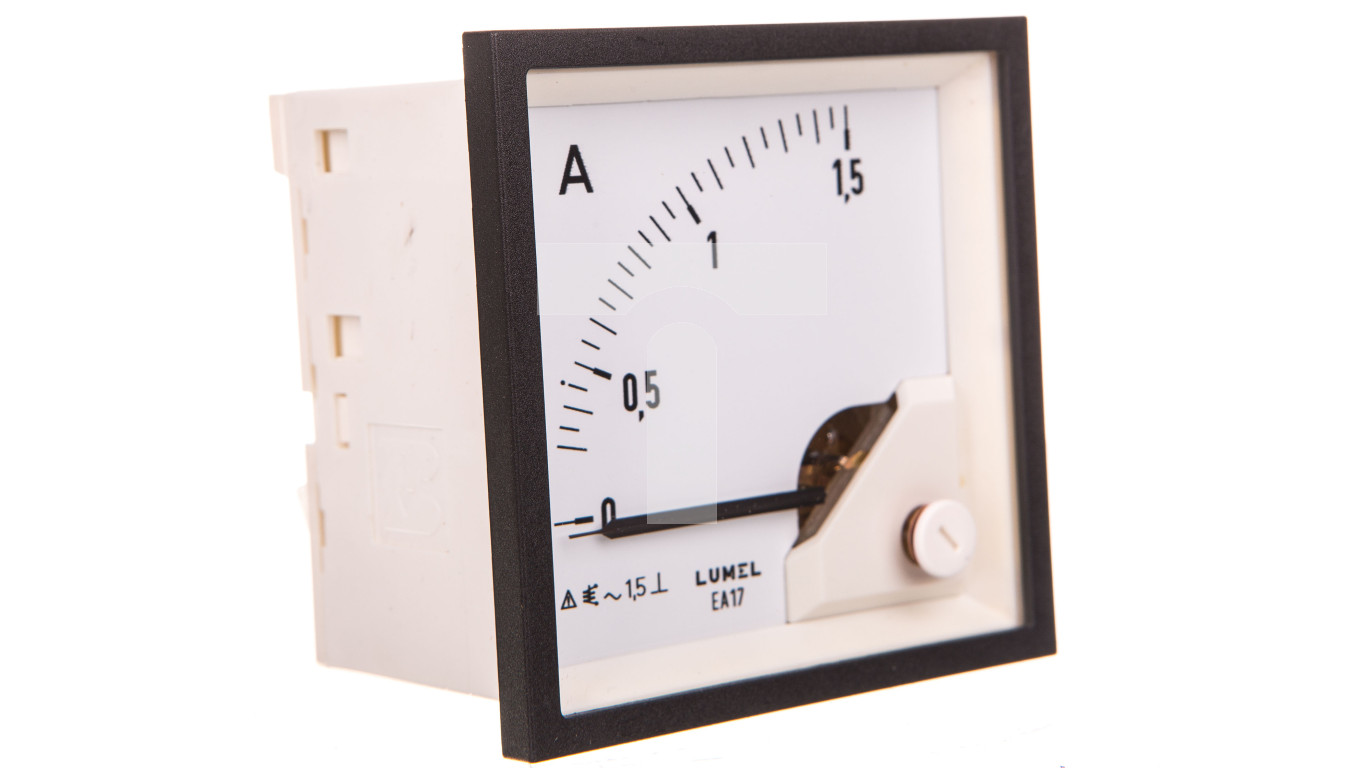 Miernik elektromagnetyczny EA17N 72x72mm N :IP52 E202: zakr.pom. 1,5A ...