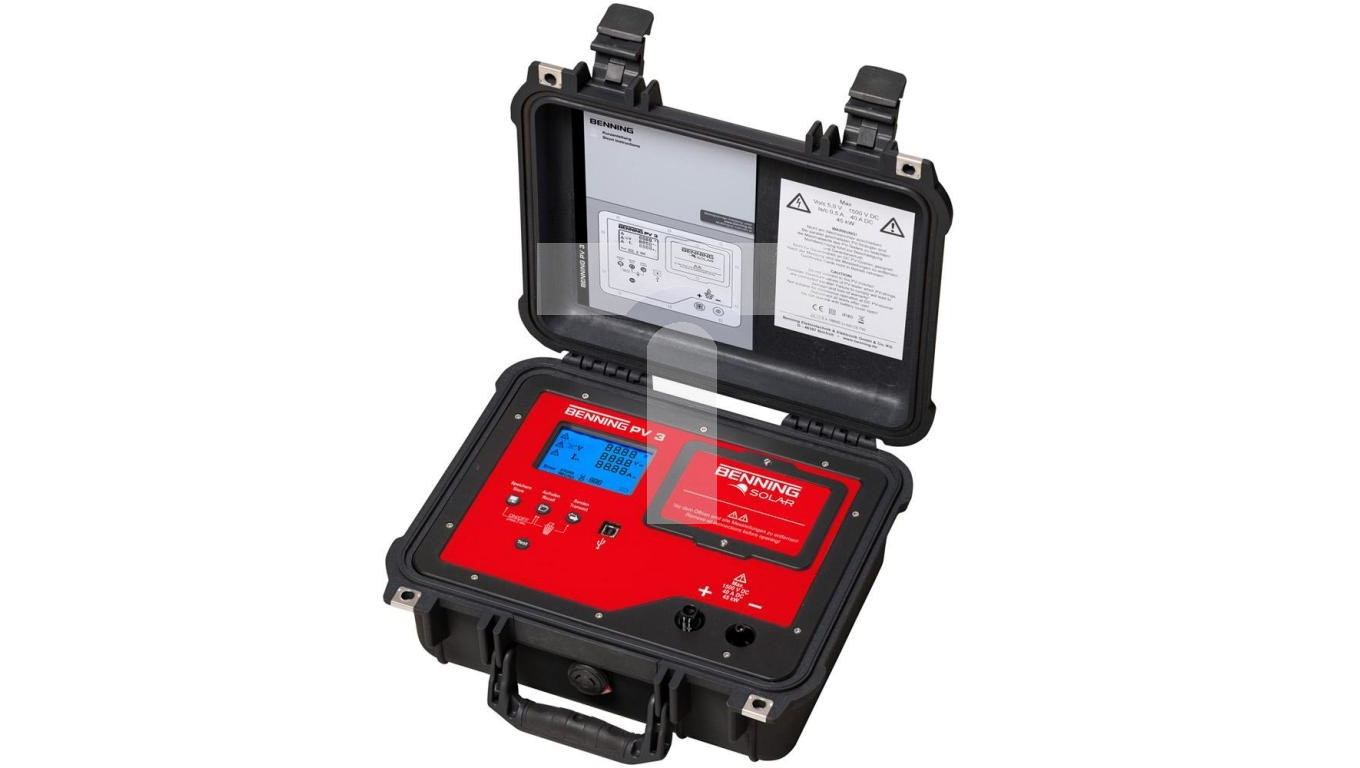 Miernik instalacji fotowoltaicznej BENNING PV 3 50428 – BENNING POWER ...