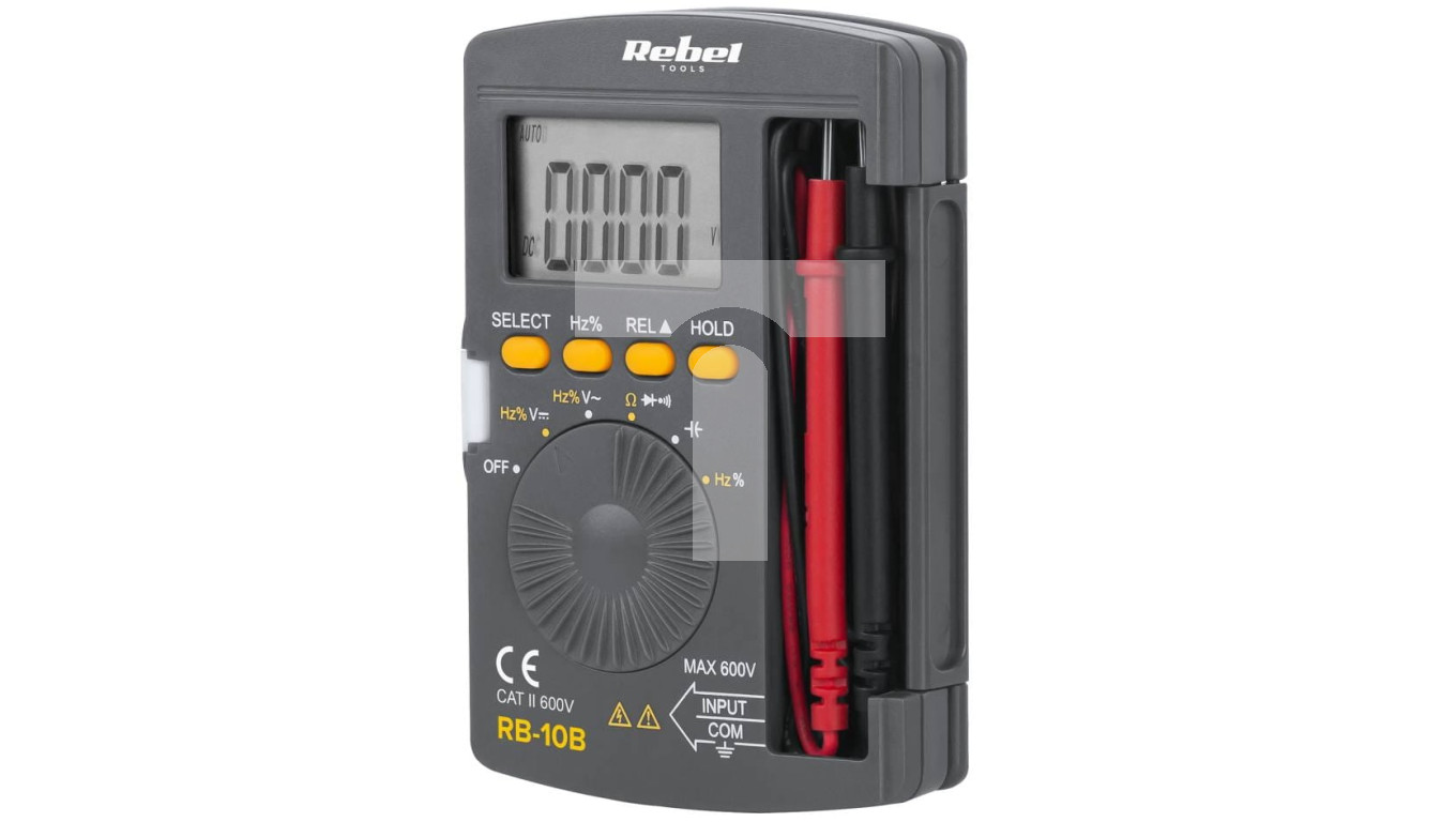 Miernik uniwersalny kieszonkowy multimetr cyfrowy z wyświetlaczem LCD ...