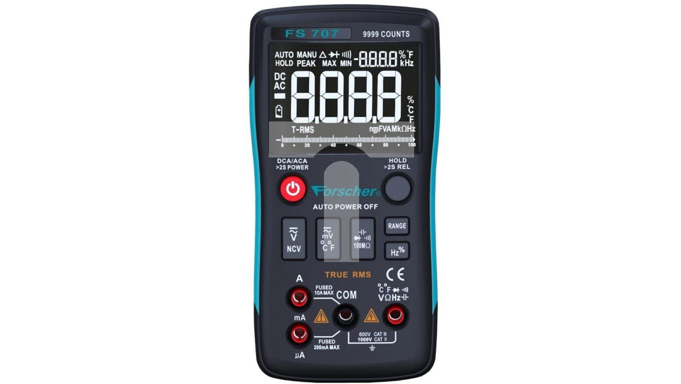 Miernik uniwersalny z pomiarem True RMS multimetr cyfrowy z ...