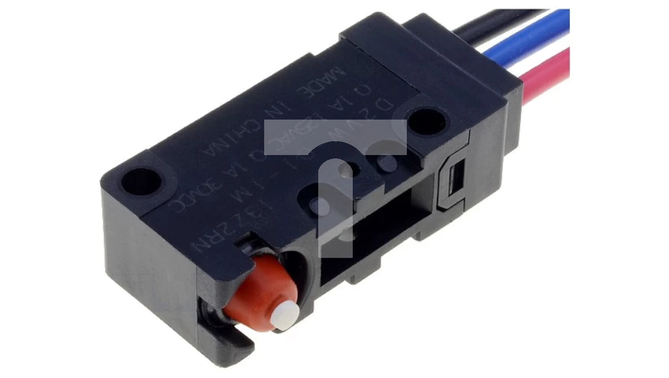 Mikroprzełącznik SNAP ACTION bez dźwigni SPDT 0,1A/125VAC D2VW-01-1M(D ...