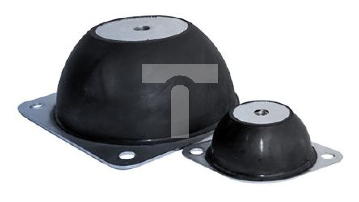 Mocowanie antywibracyjne, M16, Ø 200mm, H 85mm, 750, materiał: Guma ...