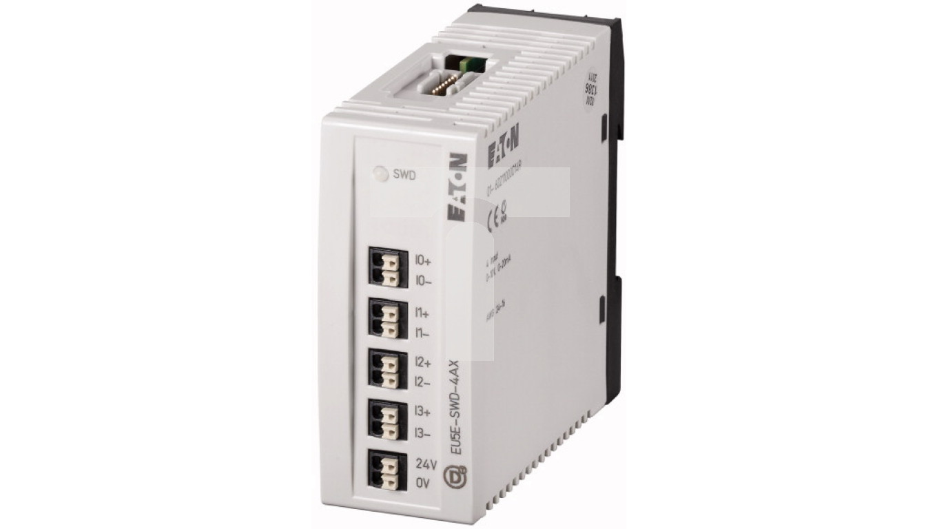 Moduł 4 wejść analogowych 0–10 V, 0–20 mA SmartWire-DT EU5E-SWD-4AX ...