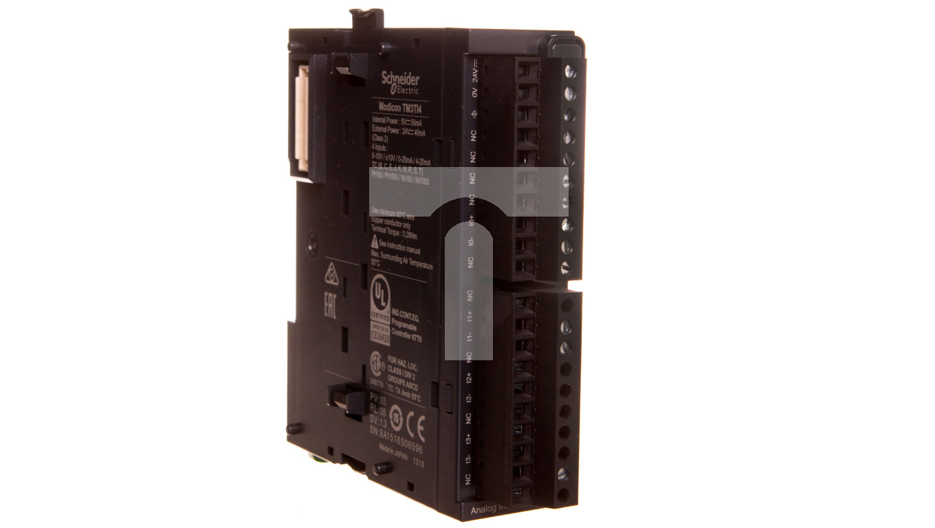 Moduł 4-wejścia PTC/NTC Modicon TM3-4 TM3TI4 – Schneider | TIM SA Moduł 4-wejścia PTC/NTC Modicon TM3-4 TM3TI4 – Schneider | TIM SA