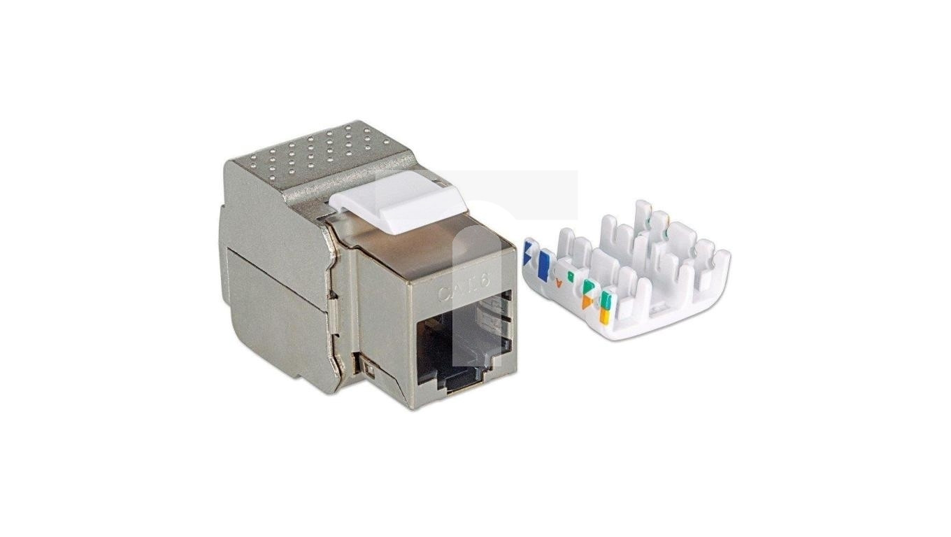 Moduł Keystone RJ45 Cat6, FTP, beznarzędziowy, metalowy – INTELLINET ...