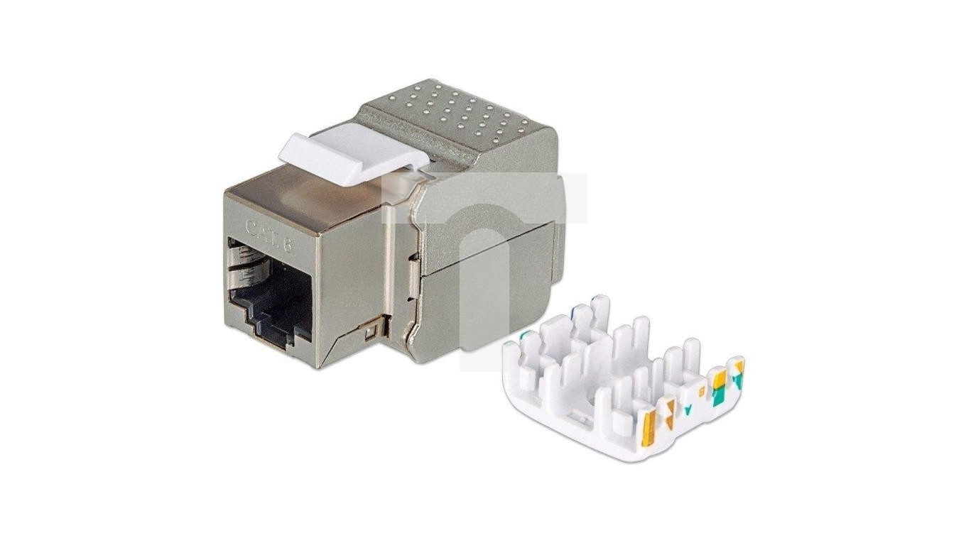 Moduł Keystone RJ45 Cat6, FTP, beznarzędziowy, metalowy – INTELLINET ...