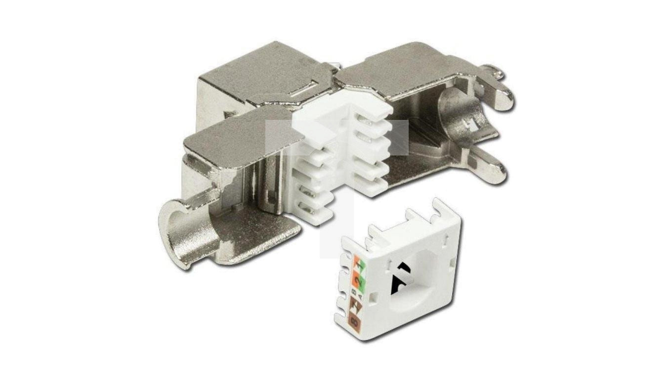 Moduł Keystone RJ45 Cat6a 10G beznarzędziowy ekranowany slim IWP-MD 10G ...