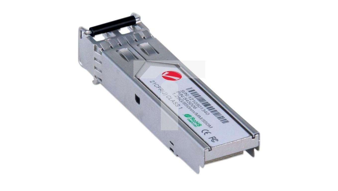 Moduł MiniGBIC SFP 1000Base-SX LC Wielomodowy 550m 545006 – INTELLINET ...