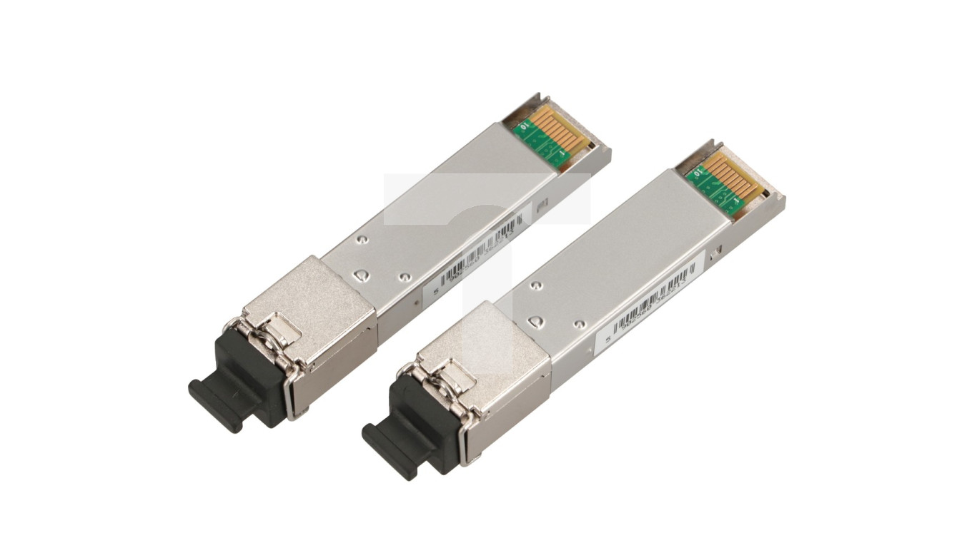 Moduł SFP WDM 1,25Gbps, 1310/1550nm, single mode, 20km, SC, DOM, para ...