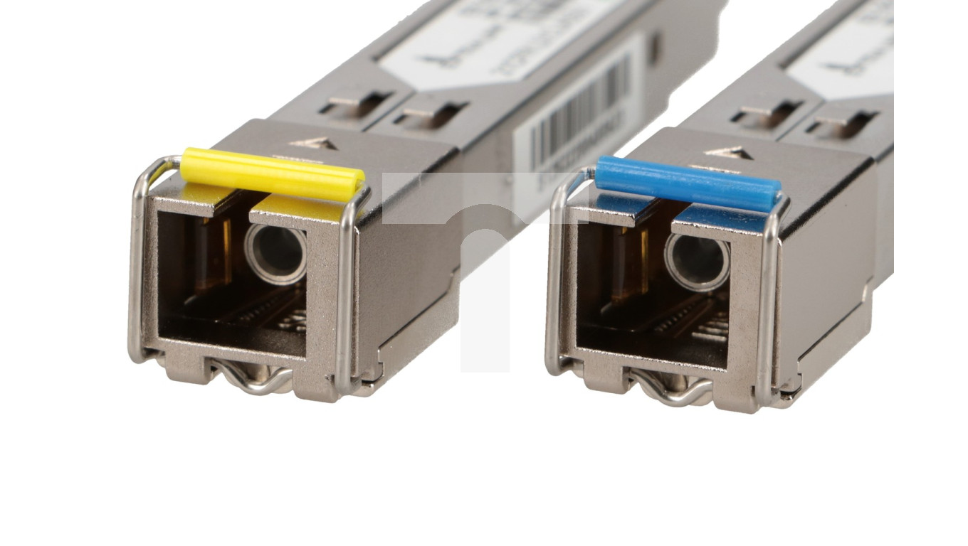 Moduł SFP WDM 1,25Gbps, 1310/1550nm, single mode, 20km, SC, DOM, para ...