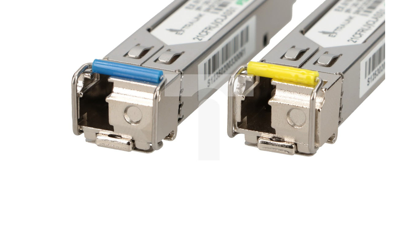 Moduł SFP WDM 1,25Gbps, 1310/1550nm, single mode, 3km, LC, DOM, para ...