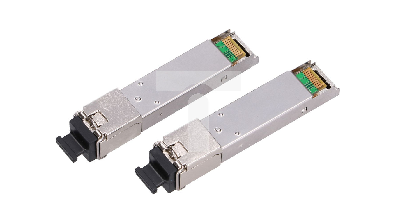 Moduł SFP WDM 1,25Gbps, 1310/1550nm, single mode, 3km, SC, DOM, para ...