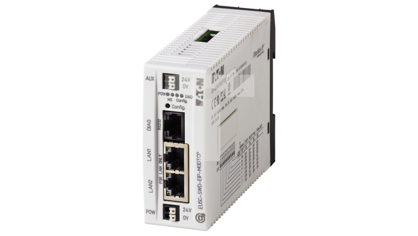 Moduł komunikacyjny SmartWire-DT do sieci Ethernet IP/MODBUS TCP 24V DC ...