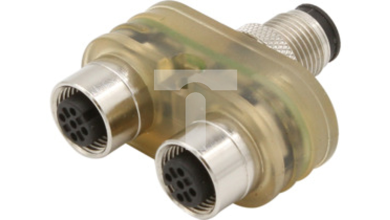 Moduł logiczny OR 20x43x42mm 10-30V DC gniazdo czujnika M12 wtyk kontrolny M12 3P IP67 VL170122 ...