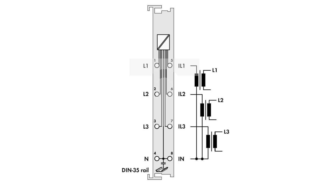 Moduł pomiaru mocy 3-fazowej 480V AC 1A 750-494 – WAGO | TIM SA