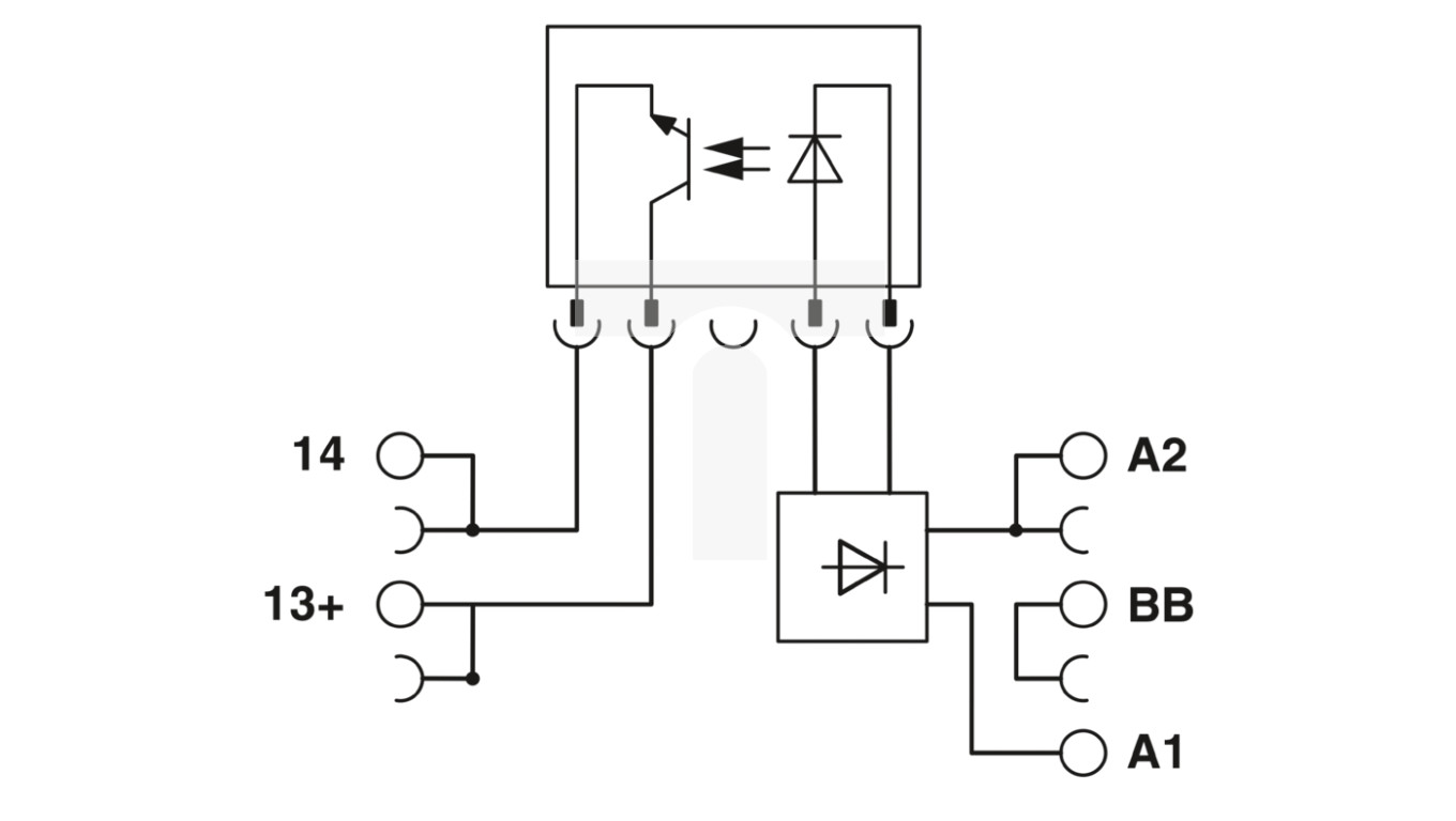 Moduł przekaźnika półprzewodnikowego PLC-OPT-24DC/V8C/SEN 2908172 ...
