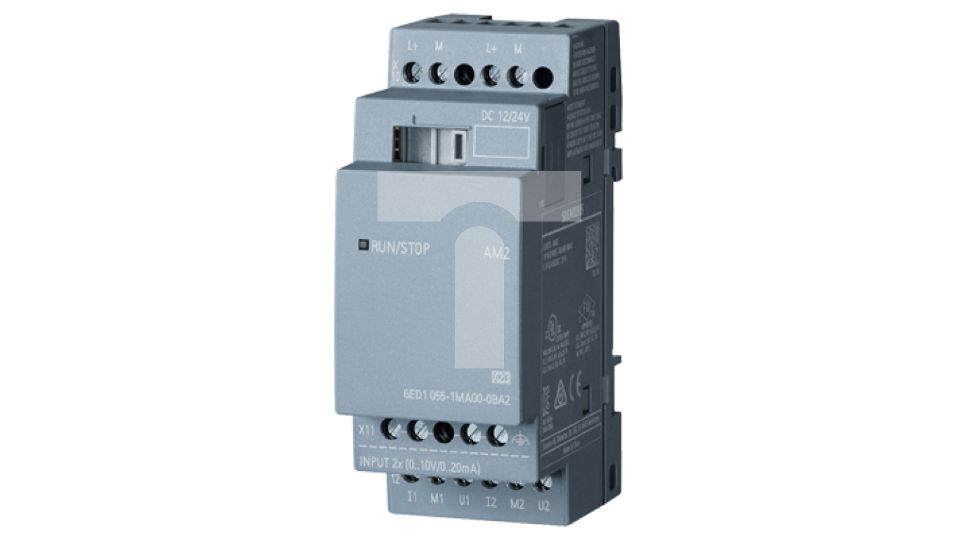 Moduł rozszerzeń 2wyjścia analogowe (0-10V, 0/4-20mA) 24V DC LOGO! AM2 ...