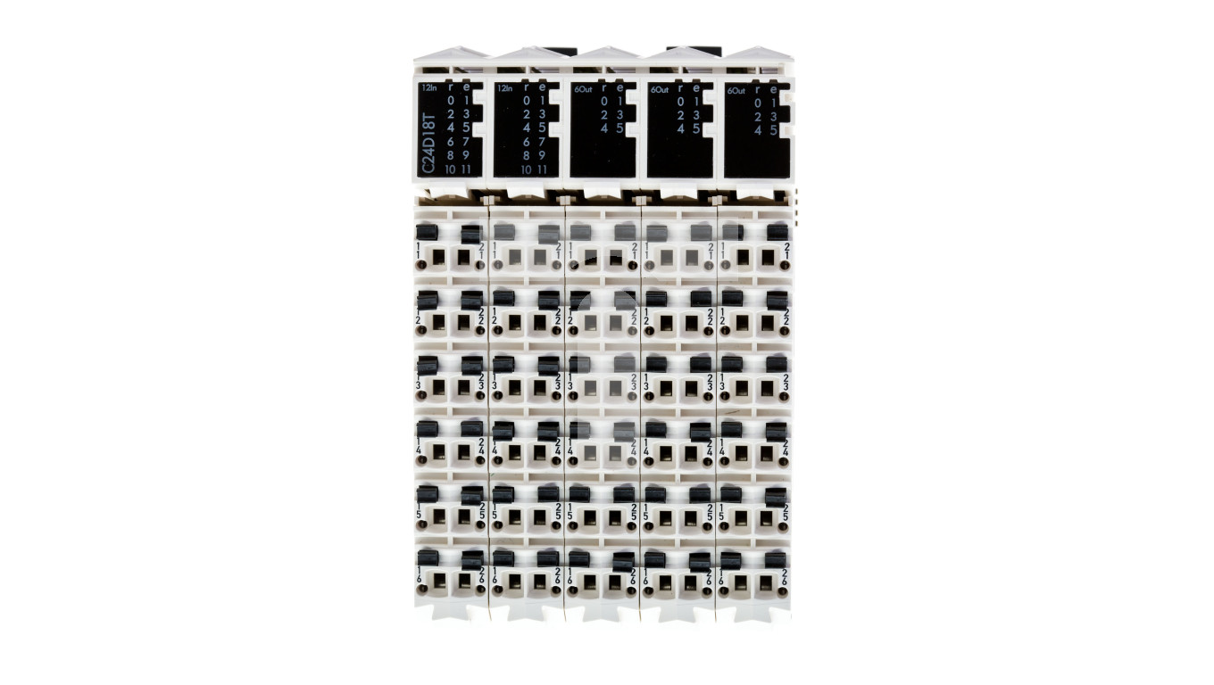 Moduł rozszerzeń I/O kompakt 24VDC 24DI/18DO TM5C24D18T – Schneider ...