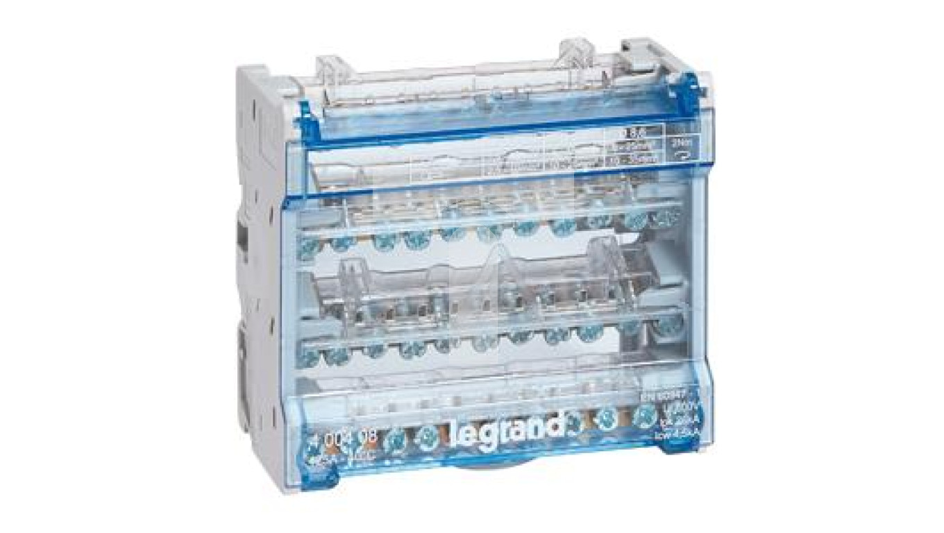 Modułowy blok rozdzielczy 4P 1,5-25mm2 6M 125A 10 zacisków 400408 ...