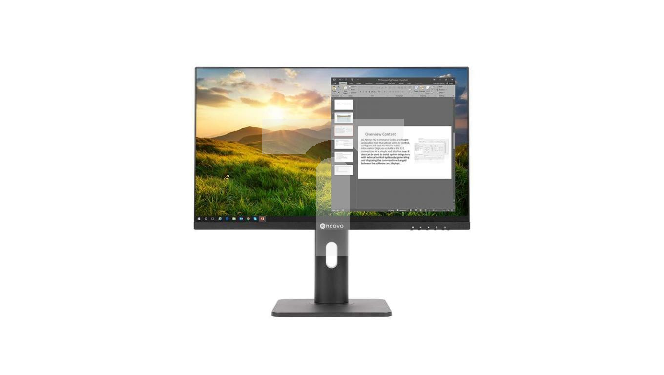 Monitor LED 24 Full HD do pracy 18/7 z regulacją pracy pion/poziom ...