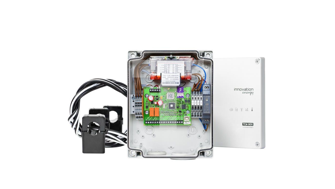 Monitor energii elektrycznej TCM BOX 1P z kartą SIM i trzema ...