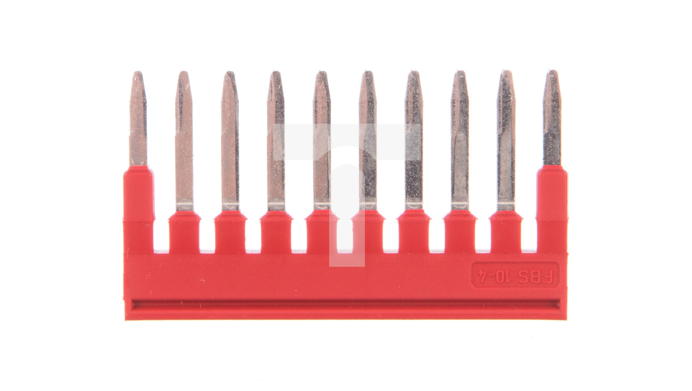 Mostek wtykany 10-biegunowy czerowny FBS 10-4 3030158 /10szt ...