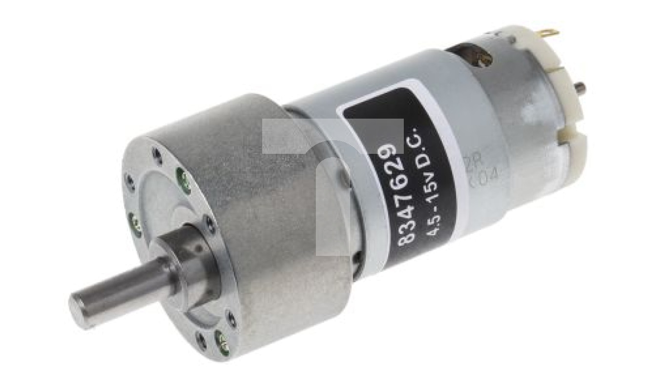 Motoreduktor DC, 840 mA, 7 W, 1200 obr./min, 535 gcm, RS PRO – RS ...