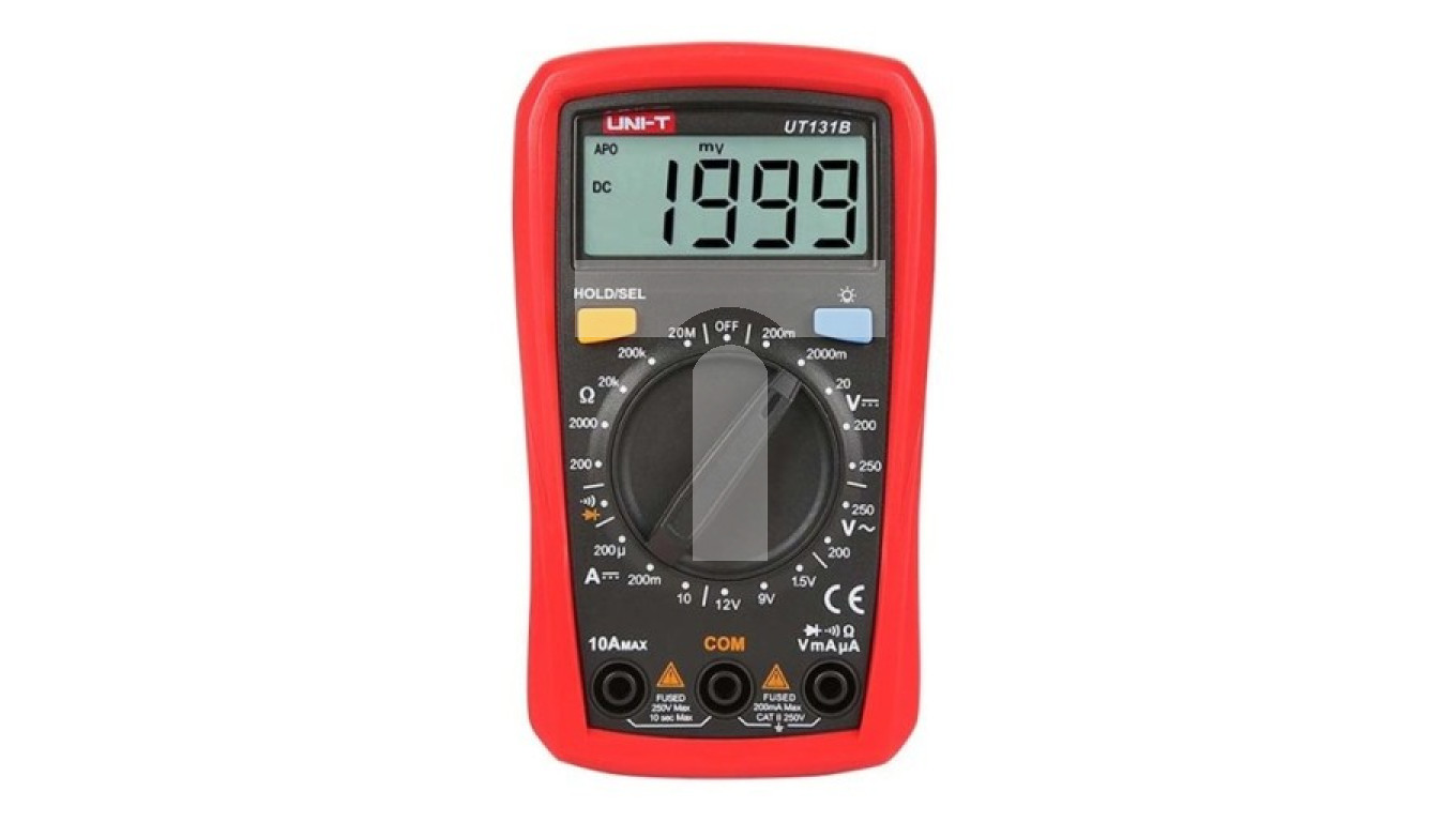 Multimetr cyfrowy uniwersalny 250V AC/DC 10A DC test ciągłości test ...