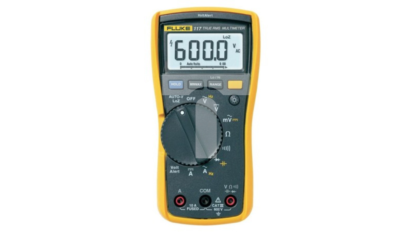 Multimetr cyfrowy z bezdotykowym próbnikiem napięcia Fluke 117 2583647 ...