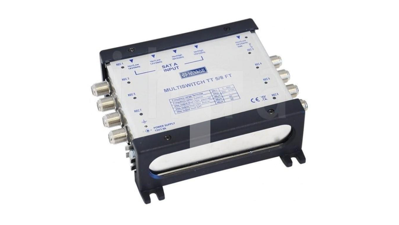 Multiswitch Telmor TT 5/8 FT końcowy – Telkom-Telmor Sp. z o.o. | TIM SA