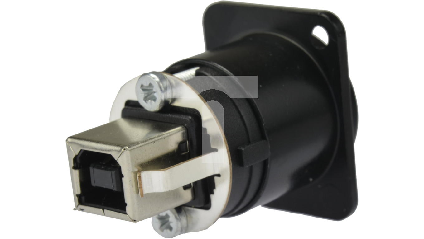 NEUTRIK Gniazdo tablicowe panelowe Adapter USB 2.0 A / B odwracalny ...