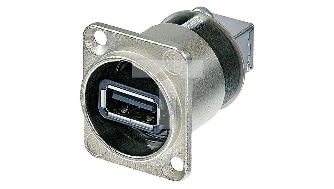 NEUTRIK Gniazdo tablicowe panelowe Adapter USB 2.0 A / B odwracalny ...