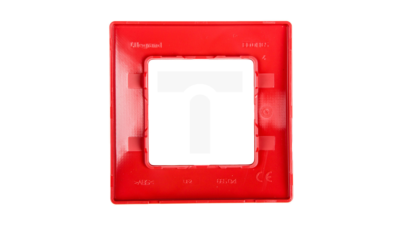 NILOE Ramka pojedyncza czerwona 665021 – LEGRAND | TIM SA