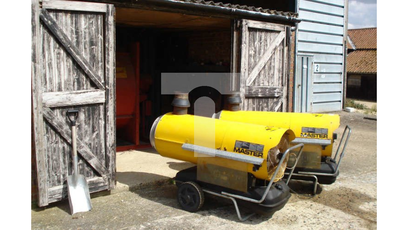 Nagrzewnica olejowa BV 290 E z odprowadzeniem spalin – Master | TIM SA