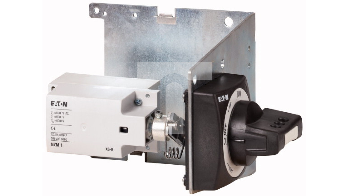 Napęd drzwiowy boczny prawa strona czarny z blokadą NZM2-XSM-R 266666 ...