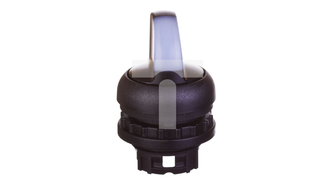 Napęd przełącznika 2 położeniowy biały z podświetleniem bez samopowrotu M22S-WRLK-W 216824 ...