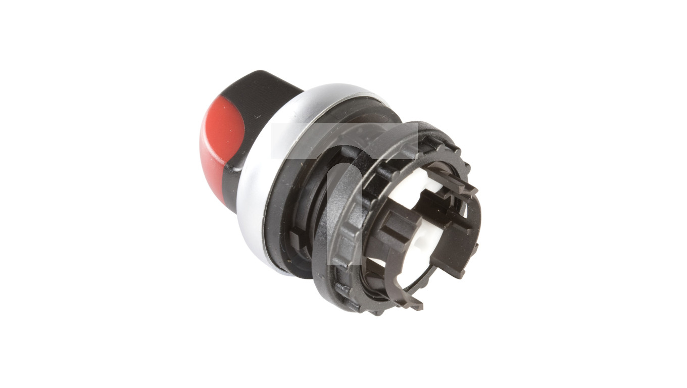 Napęd przełącznika 2 położeniowy czerwony z podświetleniem bez samopowrotu M22-WRLK-R 216825 ...