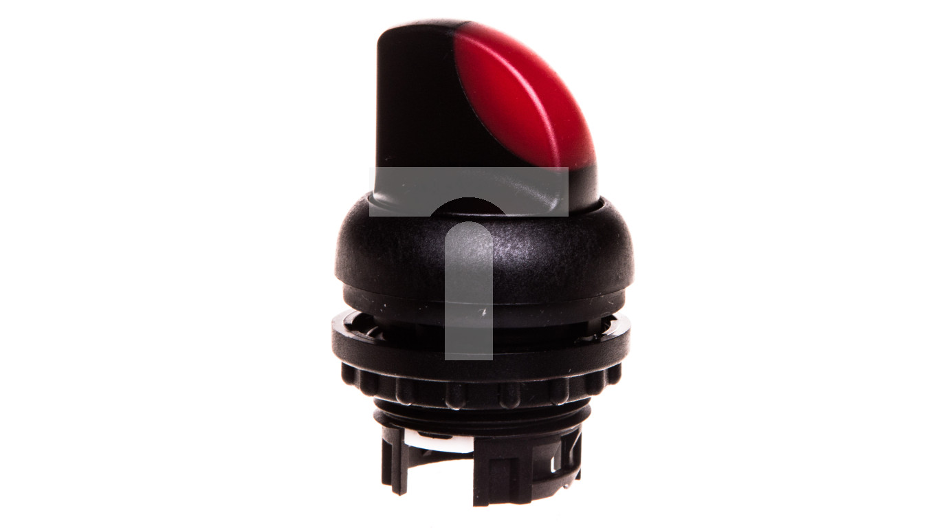 Napęd przełącznika 2 położeniowy czerwony z podświetleniem bez samopowrotu M22S-WRLK-R 216826 ...