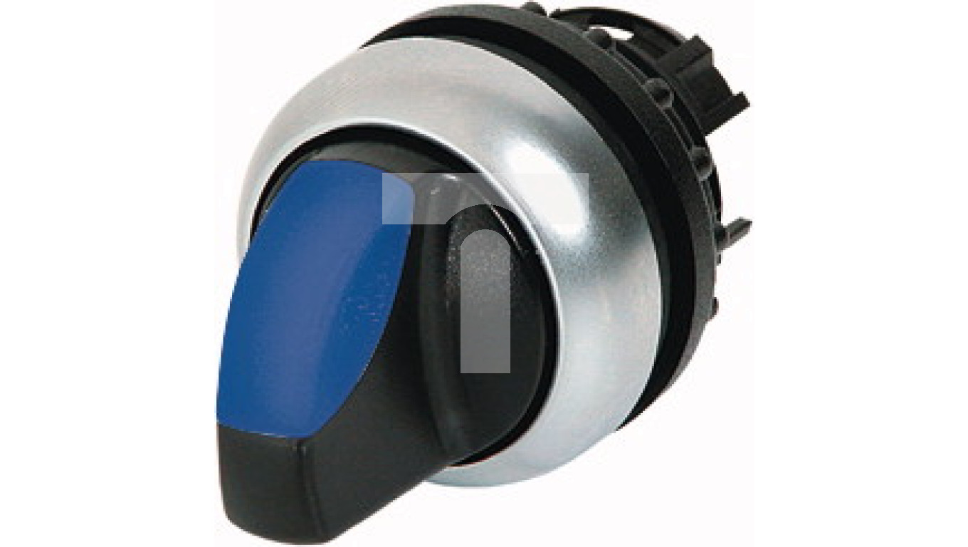 Napęd przełącznika 3 położeniowy niebieski z podświetleniem z samopowrotem M22-WLK3-B 216841 ...